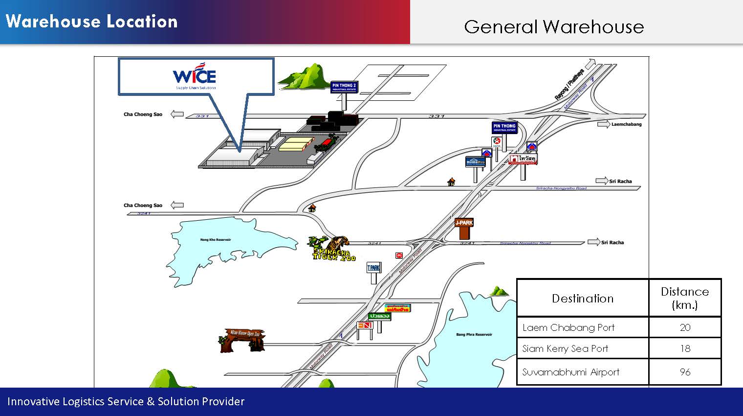 บริษัทย่อยและบริษัทในเครือ - WICE Logistics Public Company Limited